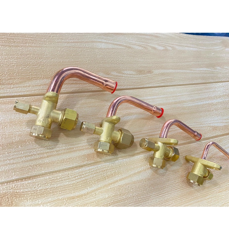 Compressor Outdoor Aircond service valve Gas Nut Copper Tube Connect ...