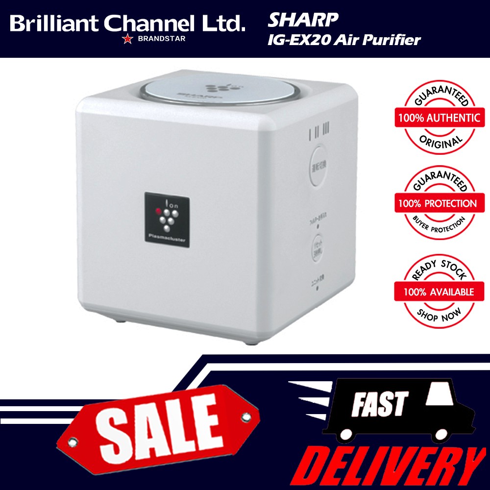 Sharp Plasmacluster Ion Air Purifier Portable - White Ig-Ex20 | Shopee Malaysia