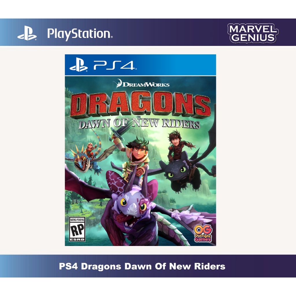PS4 GAME DREAMWORKS Dragons Dawn Of New Riders / Dragon Dawn Of New ...