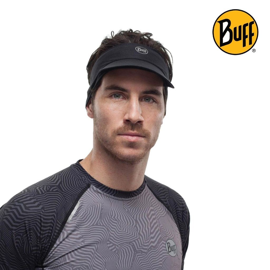 BUFF Pack Run Visor R-Solid Black | Shopee Malaysia