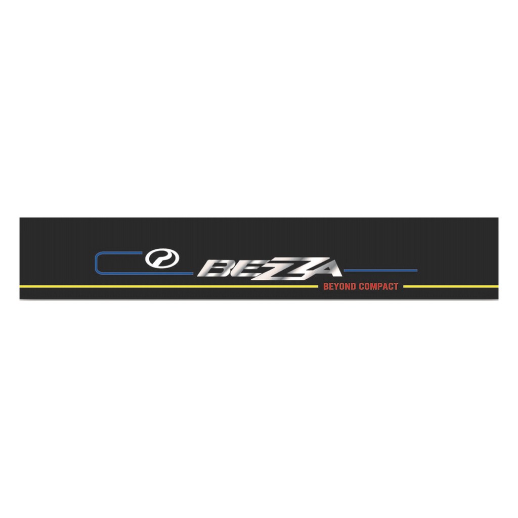 PERODUA BEZZA Front Windshield Sticker / Sticker Tampal Cermin Depan ...