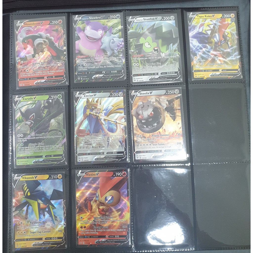 Pokemon Cards TCG Singles ( V cards ) Sword and Shield Expansion ...