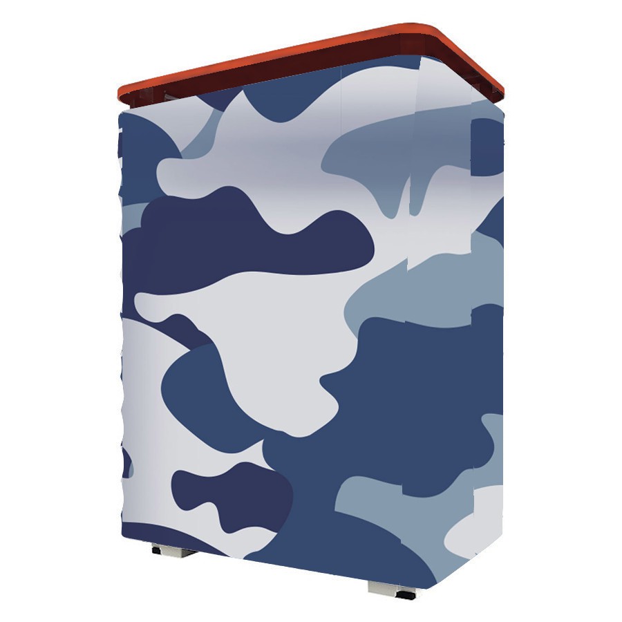 Inwin ALICE Orange Top Camouflage Blue Cloth Mid Tower Gaming Case ...