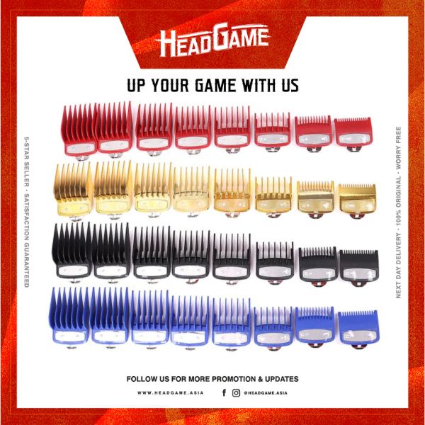 Premium Attachment Guide Comb Cutting Guards For Legend, Magic Clip ...