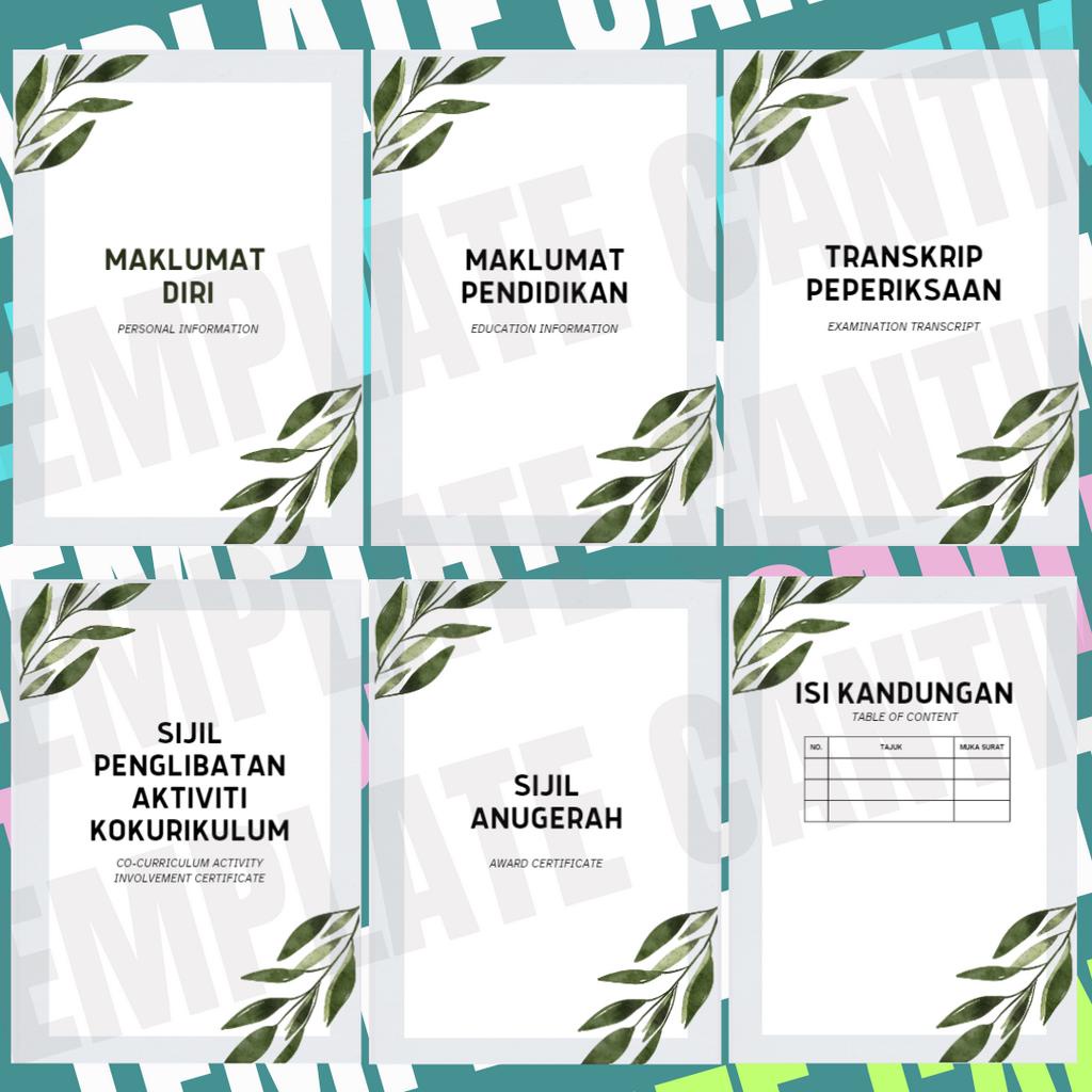 TEMPLATE SEPARATOR SUSUN SIJIL UNTUK TEMUDUGA | CERTIFICATES SEPARATOR ...