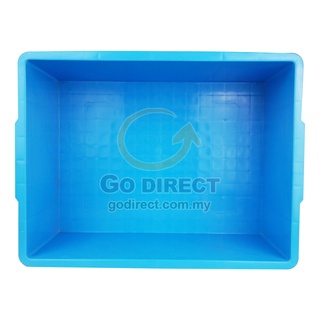 1 X 48L Square Industrial Stackable Container Basket Container Storage ...