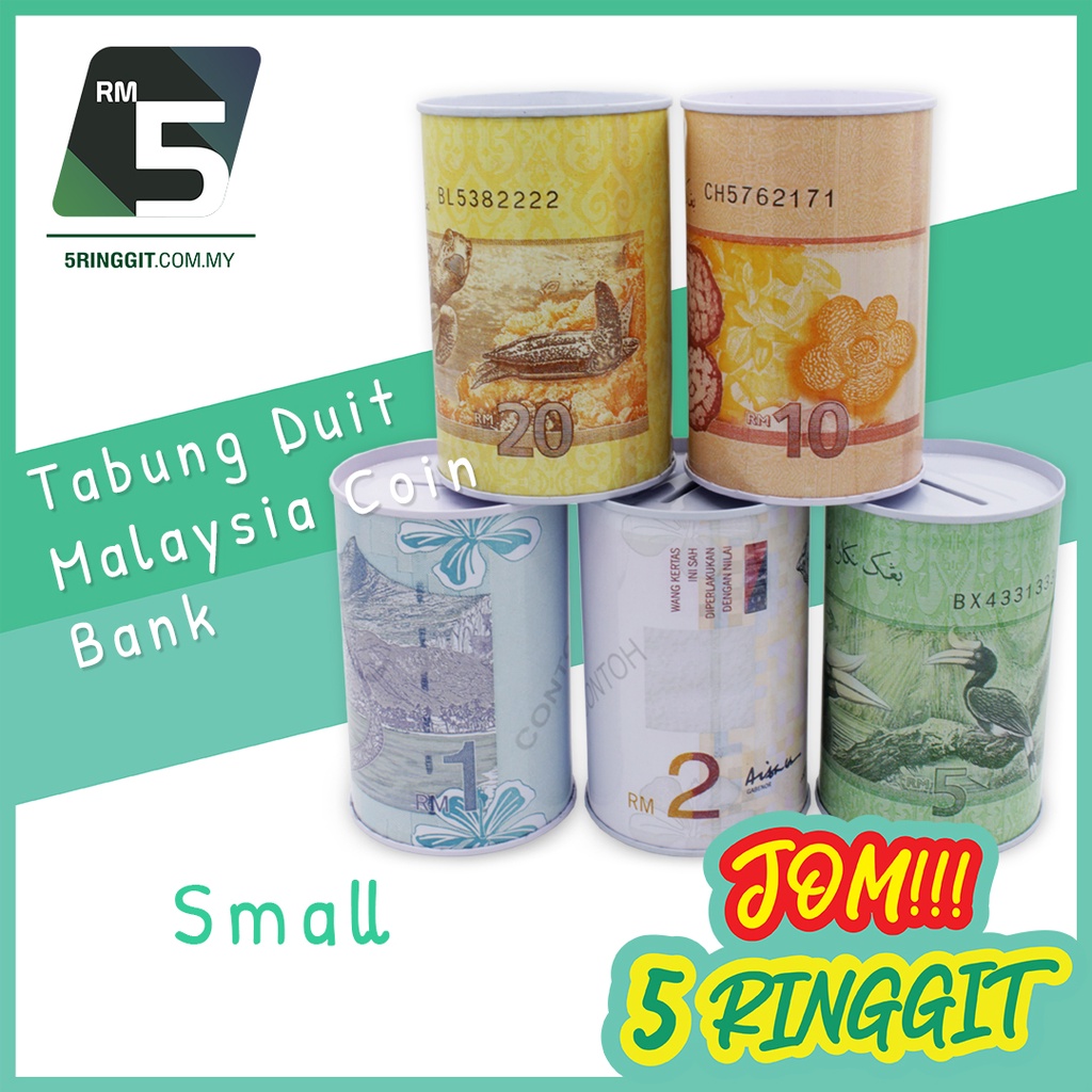 [Ready Stock] Tabung Duit Malaysia Coin Bank Kecil | Tabung Duit Coin ...