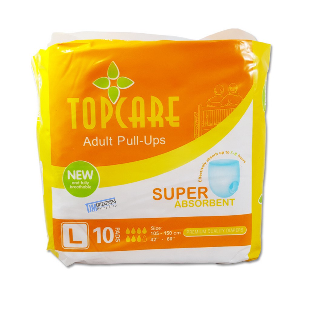 Adult Diaper Pull-ups, TOPCARE Large (10’s) | Shopee Malaysia