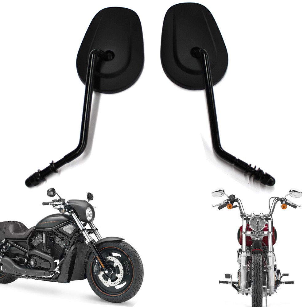 Motorcycle Rear View Side Mirrors For Harley Touring Road King ...