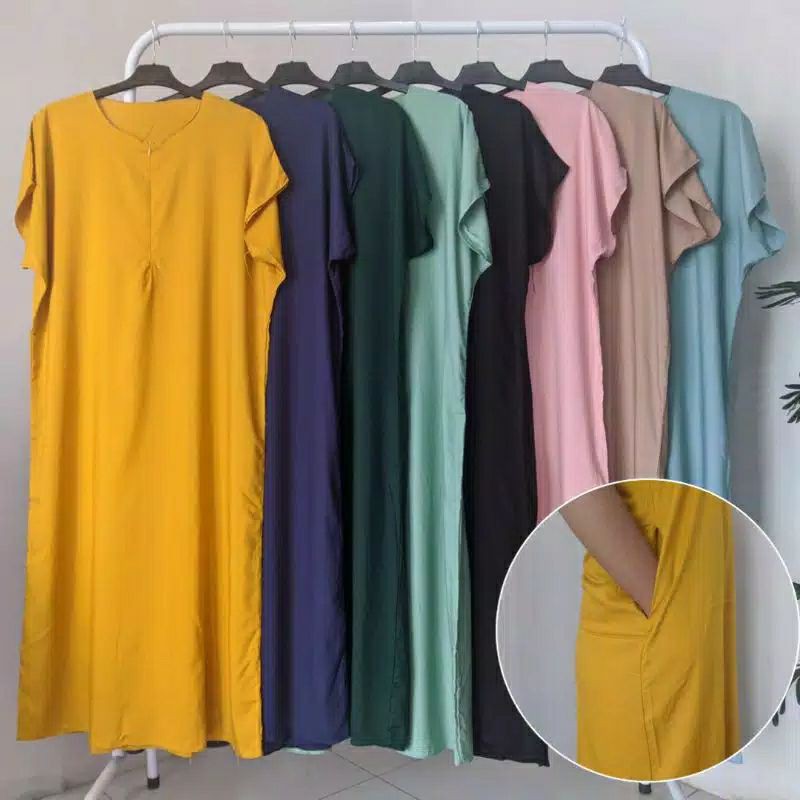Busui FRIENDLY PLAIN DASTER BUSUI LONG ANkle Length RAYON LONG DASTER ...