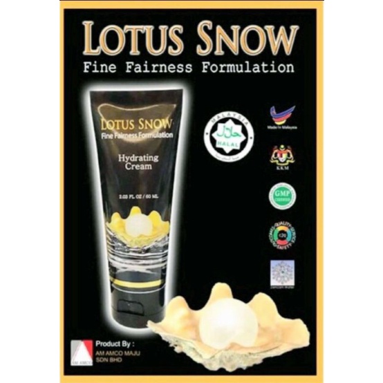 Lotus Snow Hydrating Cream 60ML | Shopee Malaysia