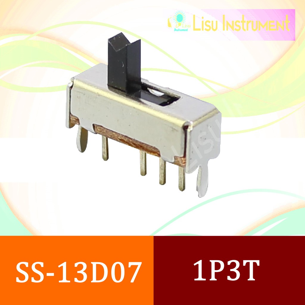 Ss-13d07 SS13D07 4Pin 1P3T Vertical Slide Switch Button | Shopee Malaysia