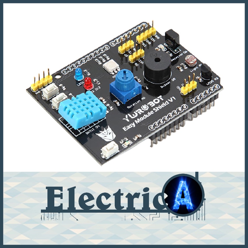 Arduino Multifunction 9 in 1 Expansion Shield DHT 11 Buzzer LM35 compatible arduino [ElectricA ...