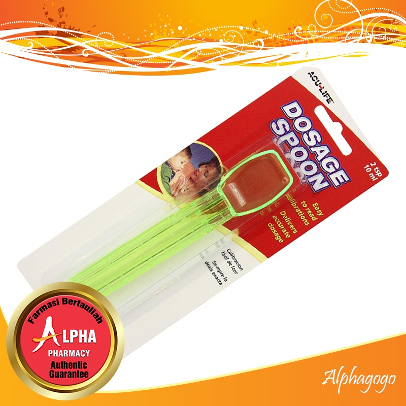 ACU-LIFE DOSAGE SPOON (2 TEASPOON MEDICINE SPOON) | Shopee Malaysia