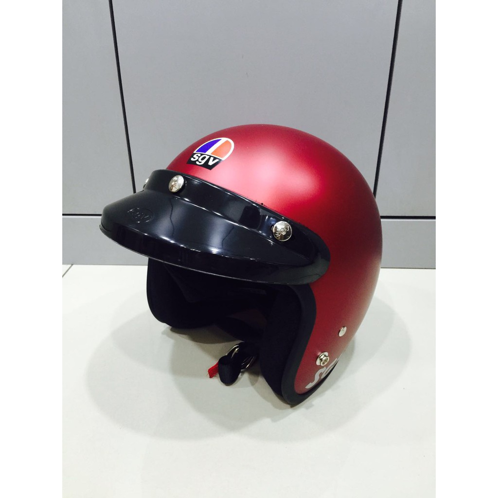 SGV Matt Helmet (Red) | Shopee Malaysia