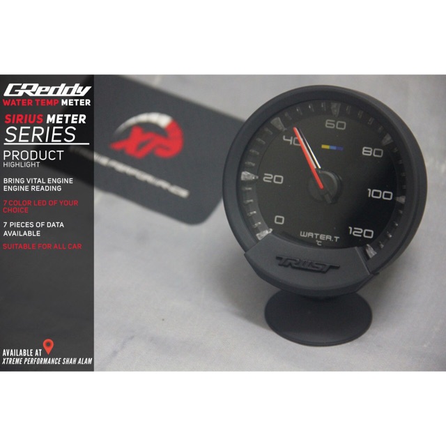 ORIGINAL READY STOCK Greddy Sirius Series Meter Water Temperature ...