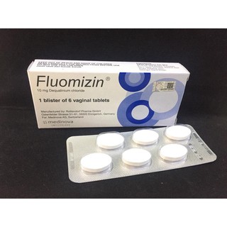 Fluomizin 10mg Dequalinium Chloride 6's Vaginal Tablets | Shopee Malaysia