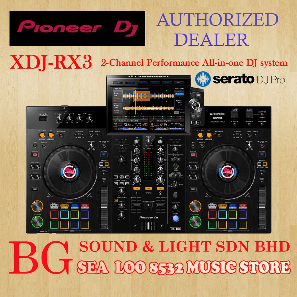 PIONEER AUTHORIZED DEALER PIONEER XDJ RX3 2-CHANNEL PERFORMANCE ALL-IN-ONE DJ SYSTEM SERATO DJ ...