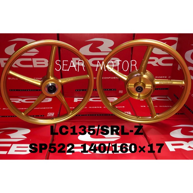 LC135 /SRL-Z SPORTRIM SP522 RCB 100% ORIGINAL 1.4/1.6×17 INCLUDE BERING ...