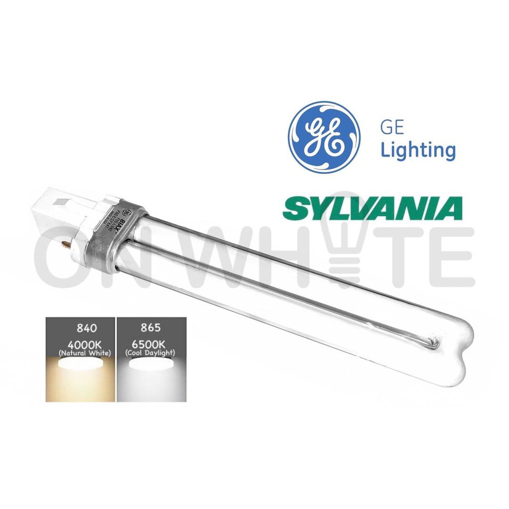 GE / SYLVANIA🇺🇸 PL-S Tube 9W 840/865 2Pin - PL Lamp Bulb . | Shopee ...