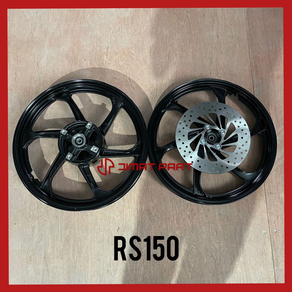 RS150 SPORT RIM FULL CHOP PNP RS150 BLACK SPORT RIM CUTTING 125Z SIAP ...