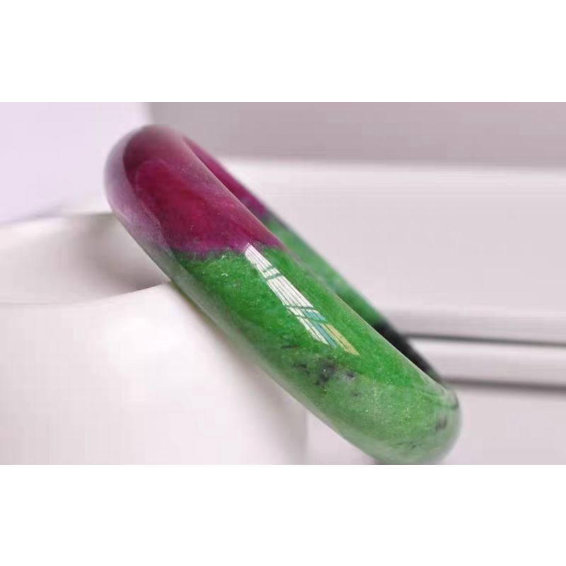 🇲🇾Ruby Zoisite Bangle 红绿宝 | Shopee Malaysia