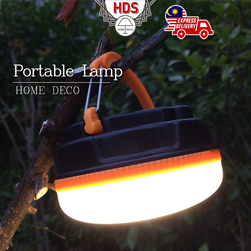 HDS Lampu Outdoor Emergency Light 💡 USB Portable Lamp Night Market ...