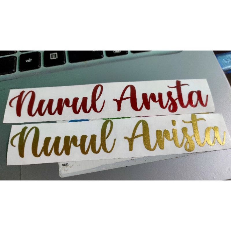 Gold AND MAROON Color DECAL Stickers | Shopee Malaysia