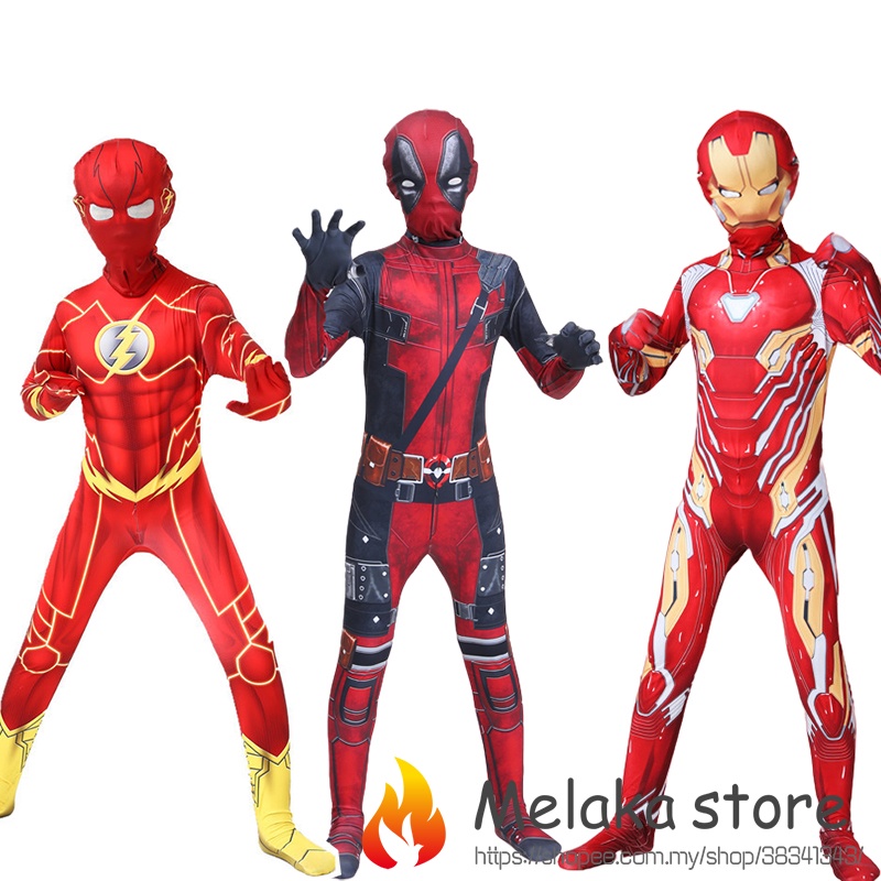 The Avengers Superhero Iron Man Deadpool The Flash Black Panther Venom ...