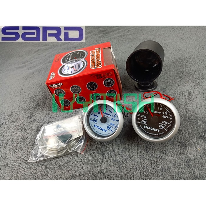 SARD® RACING GUAGE METER PETROL MECHANICAL BOOST RPM VACUUM OIL PRESS ...