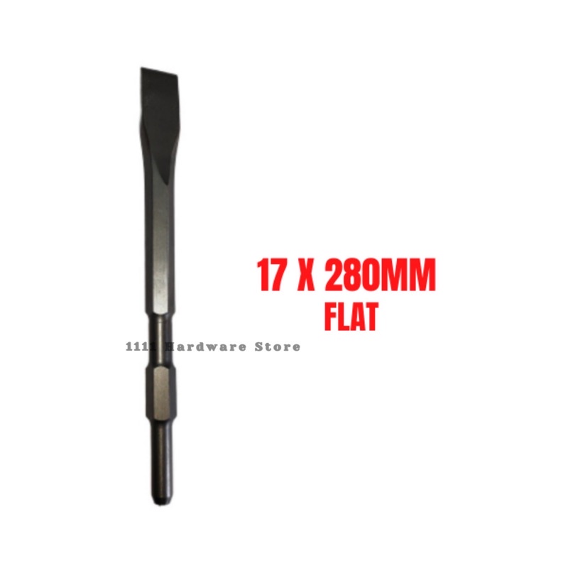 17 X 280MM / 17 X 350MM ELECTRIC DEMOLITION HAMMER CHISEL BIT / HACKER ...