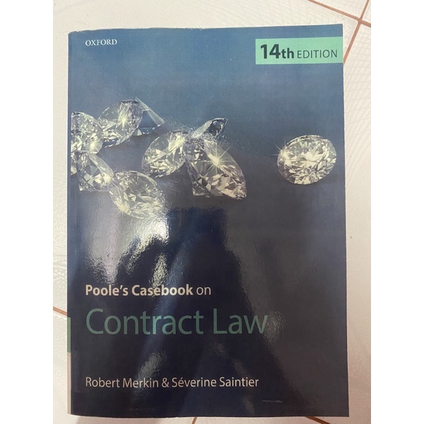 [NEW] Contract Law Poole’s Casebook (14th edition) | Shopee Malaysia