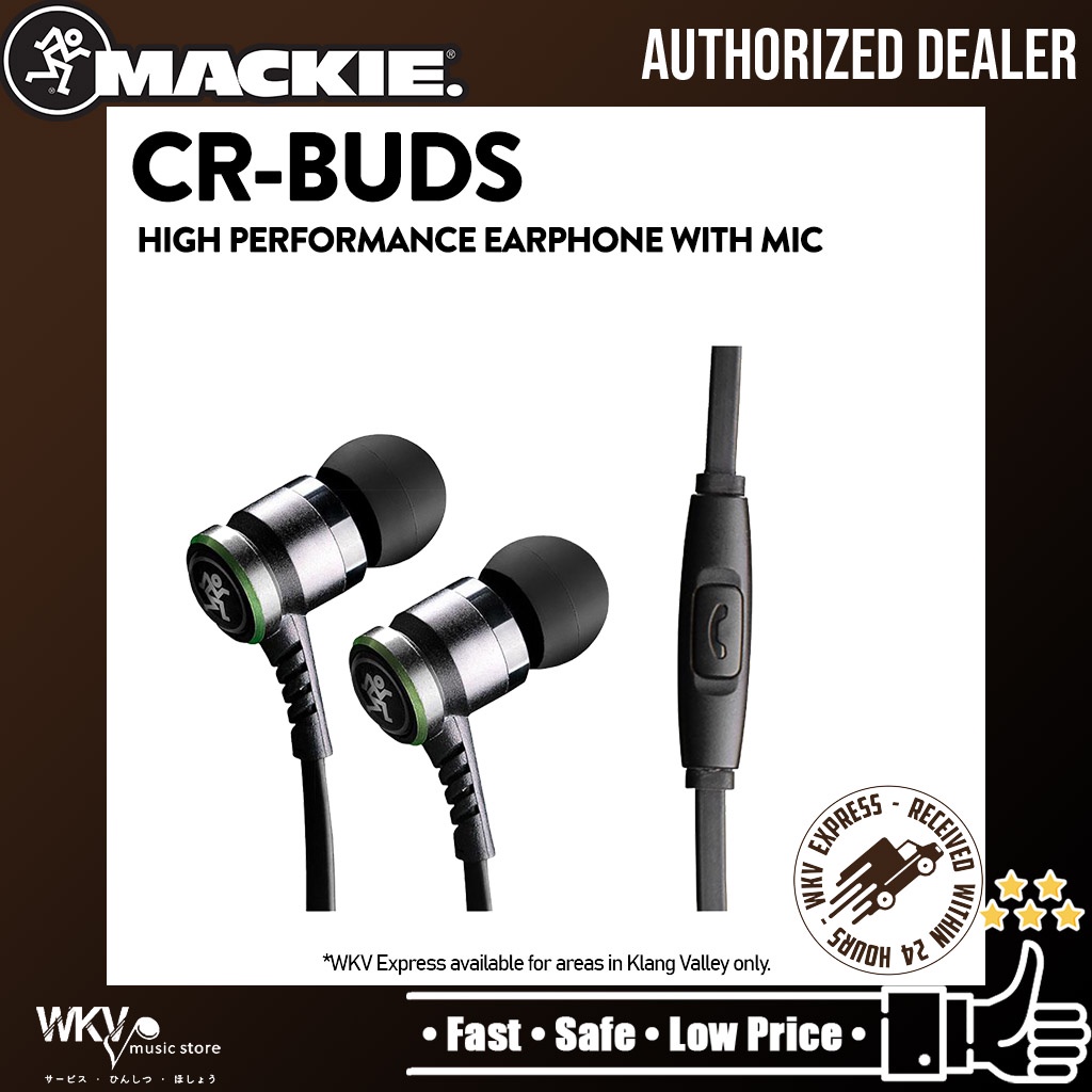 Mackie CR-Buds High Performance Earphones Comfortable Multi-Purpose ...