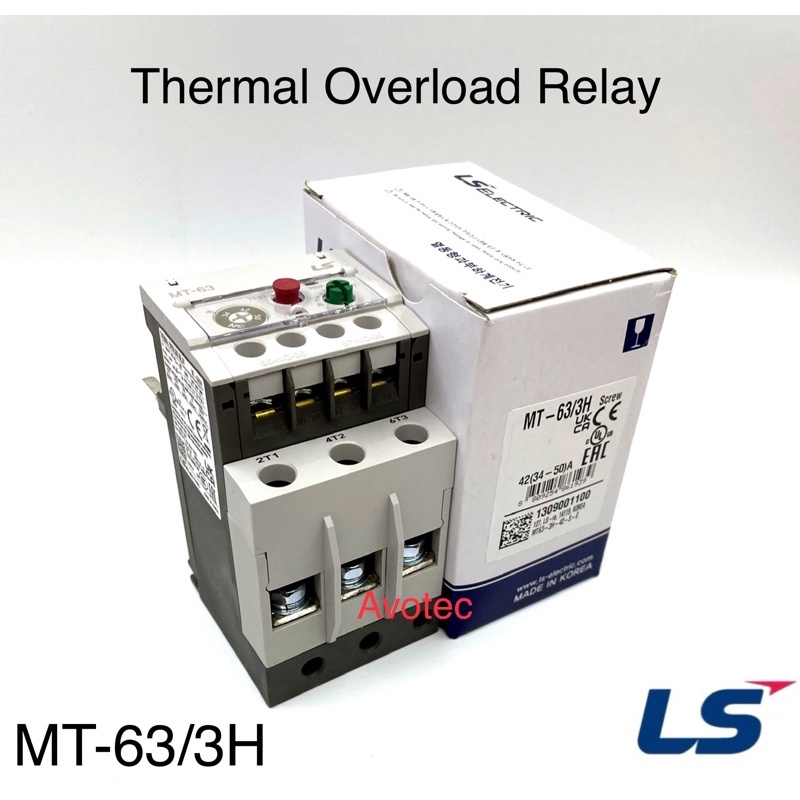 LS MT-63/3H Thermal Overload Relay ( 18A ~ 65A ) | Shopee Malaysia