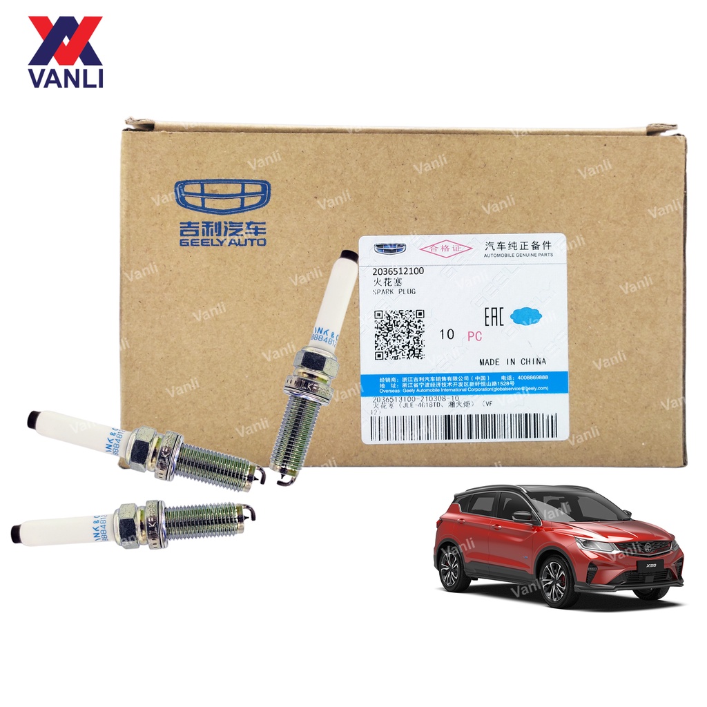 Geely Spark Plug for Proton X50 ( 3pcs ) - 2036512100 | Shopee Malaysia