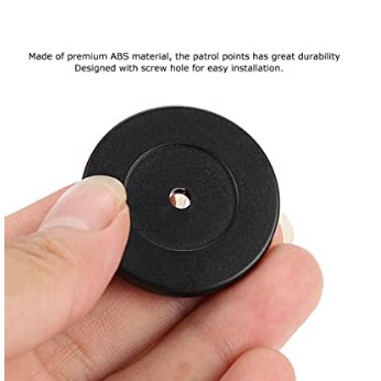 70pcs FREE 6 PCS RFID Checkpoint Tags 30mm ( BLACK ) Guard Tour Patrol ...