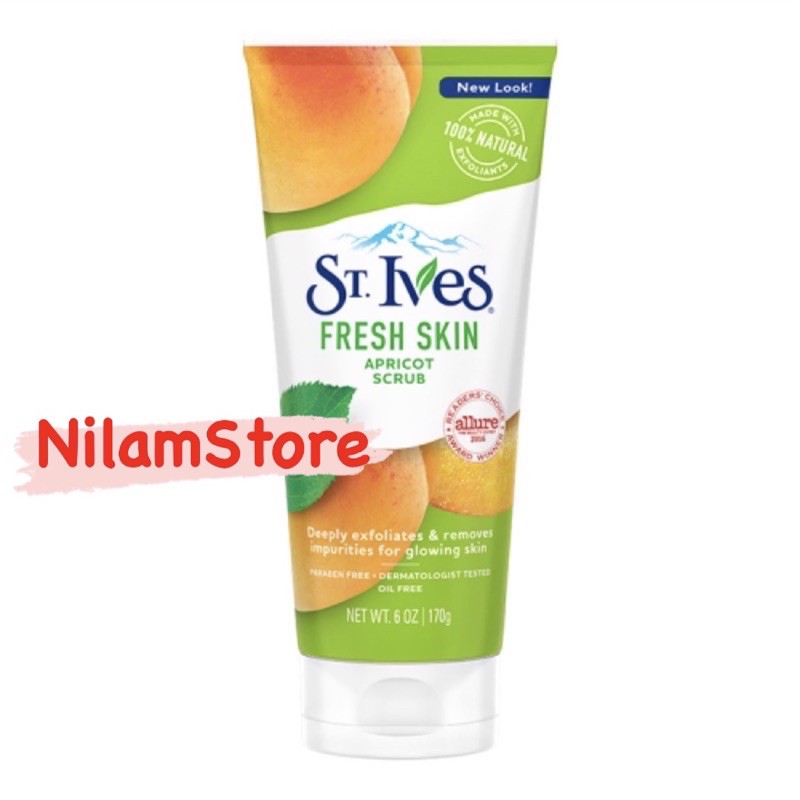 [Ready Stock] St. Ives Fresh Skin Apricot Scrub 170g / Scrub Muka ...