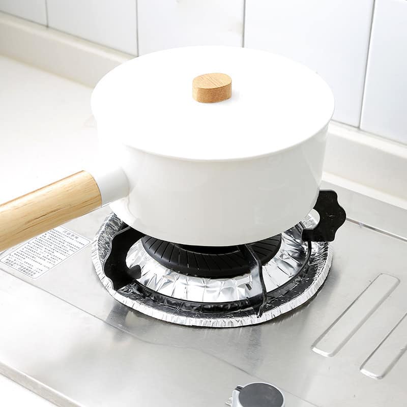 【1pack 10pcs】Gas cooker pad sticker Gas Dapur Minyak Pad Anti-kotor Pad ...