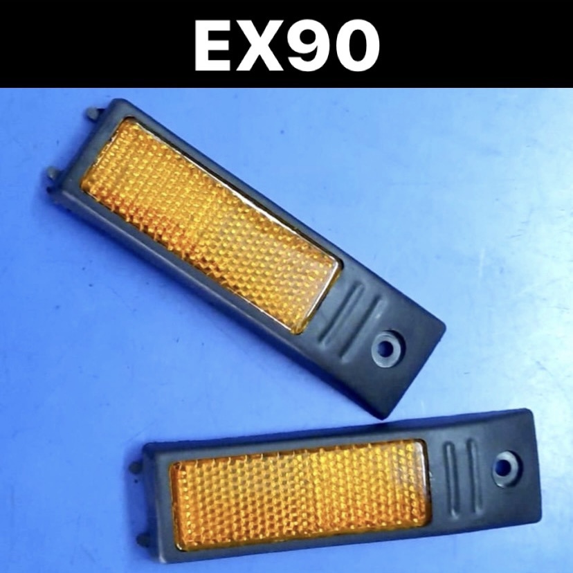 DEMAK EX90 - FRONT FORK REFLECTOR (LH + RH)(Kiri+Kanan) EX 90 DEMAK90 ...