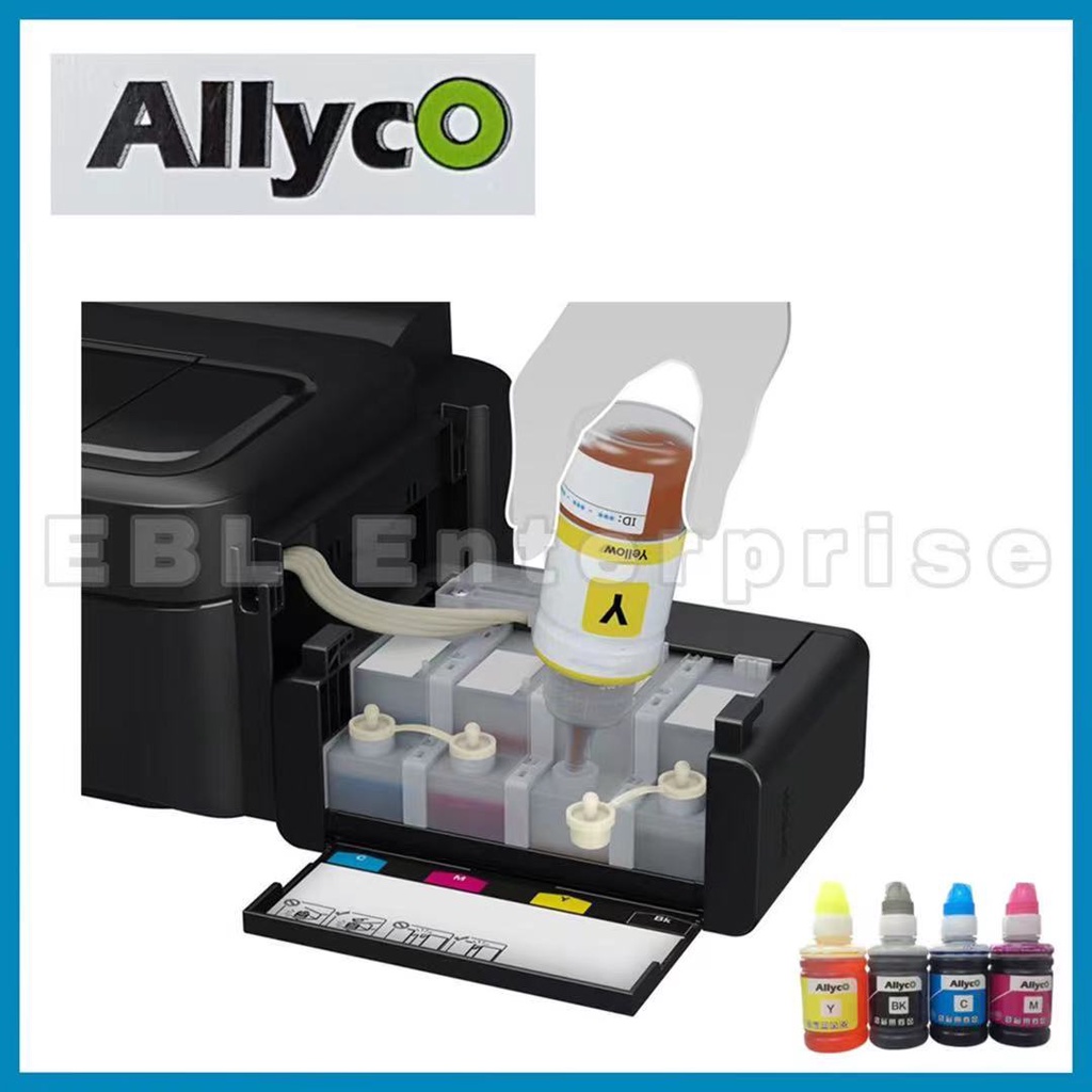 Allyco Universal Ink Tank Printer Refill Ink Bottle 100ml (For Brother ...