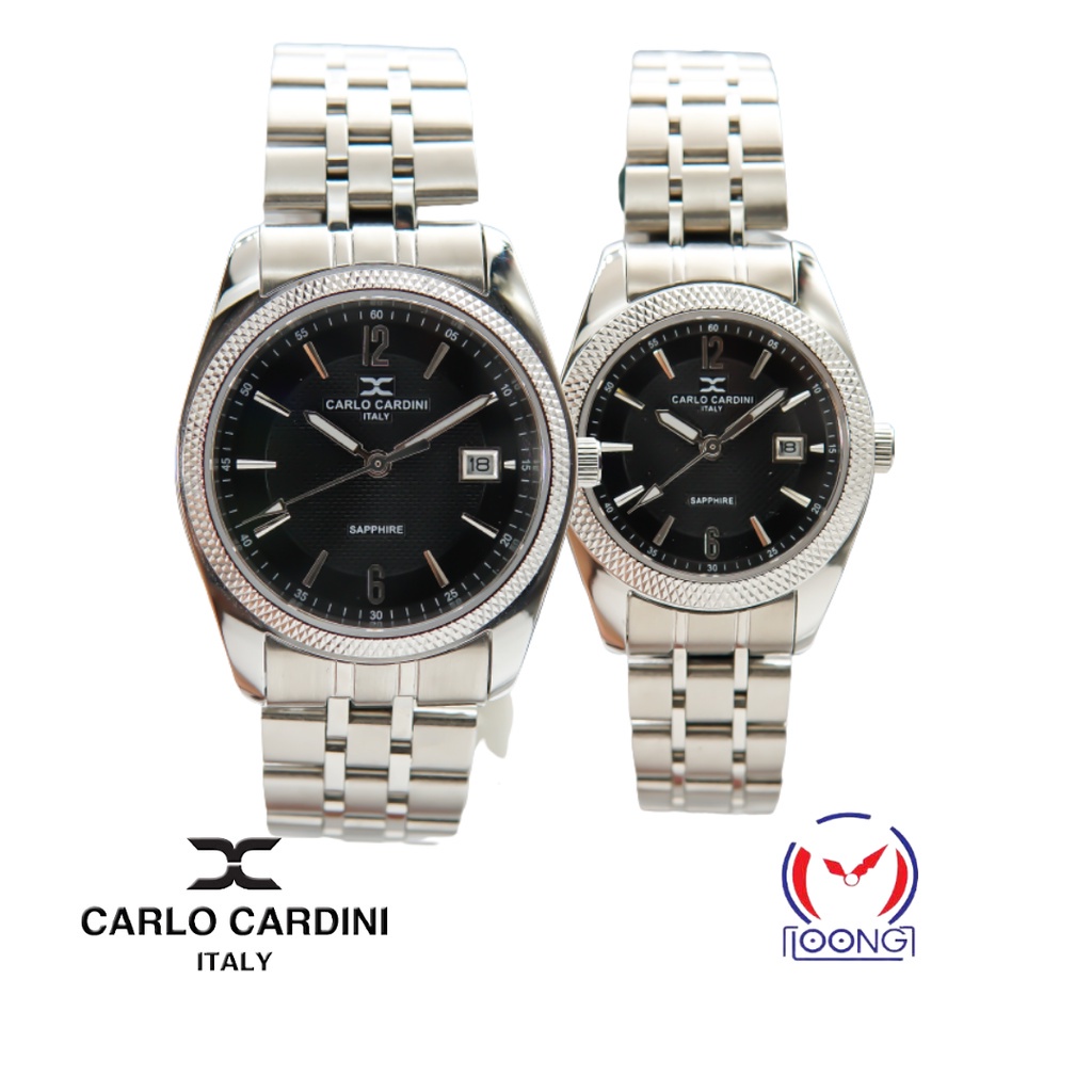 Carlo Cardini 308L-SS-4 308M-SS-4 Analog Stainless Steel Bracelet Japan ...