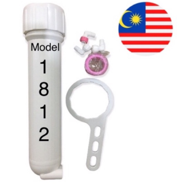 Reverse Osmosis RO Membrane Casing/ Housing 1812 for 50/75/100 GPD with ...