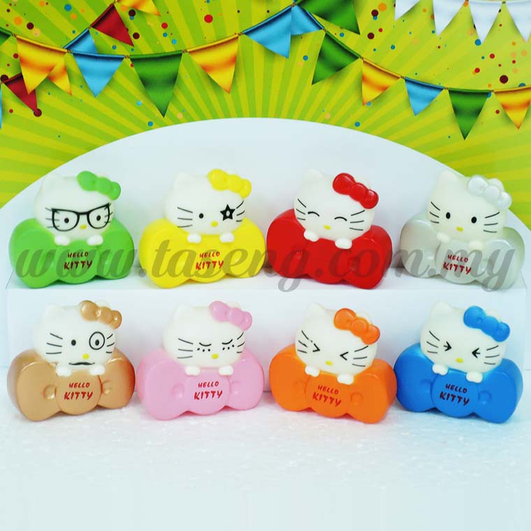 Cake Decoration - Hello Kitty Ribbon MixColor 彩色彩带凯蒂猫蛋糕装饰 塑像 公仔 车装饰 ...