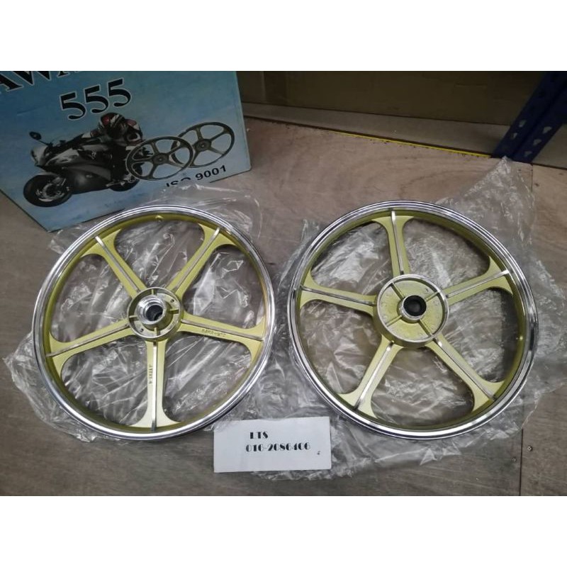 W125 Honda Sport Rim GTO Gold 5batang | Shopee Malaysia