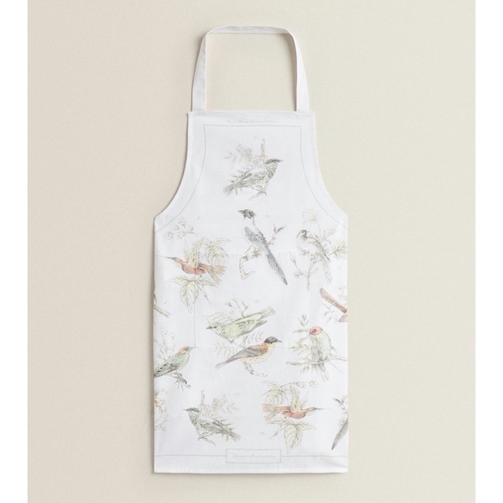 [READYSTOCK] Zara Home bird design apron | Shopee Malaysia