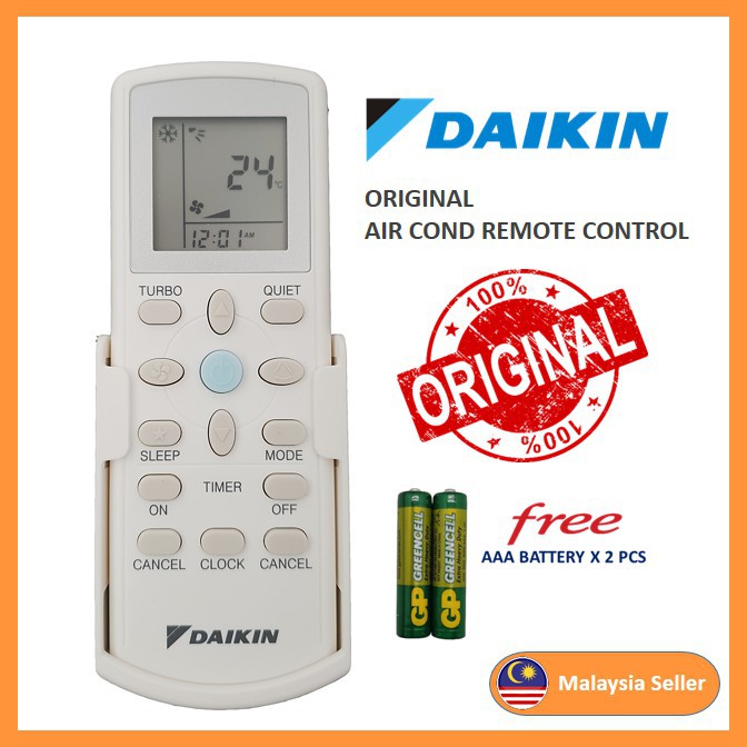 100% Original Daikin Aircond Remote Control | Shopee Malaysia