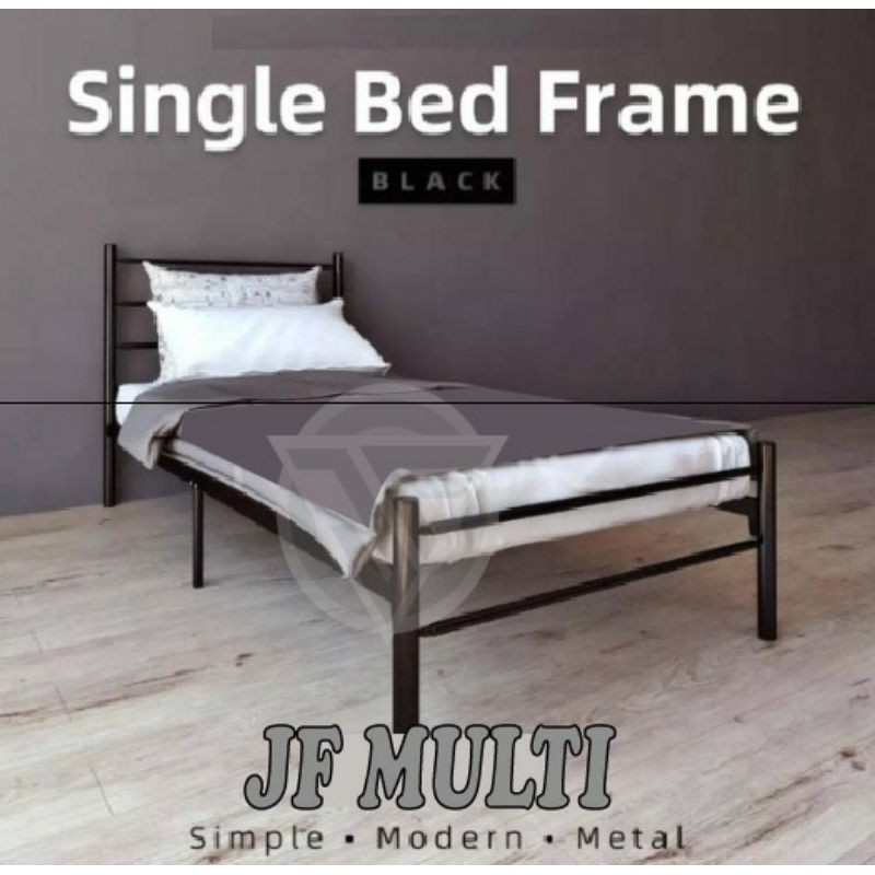 JF 3v Powder Coat Metal Bed Frame / Katil Besi EY900- Single Size ...