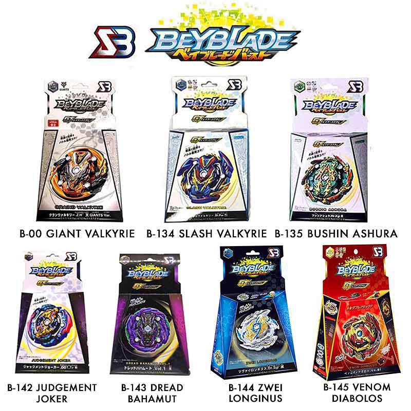 Beyblade Burst GT B-134 Valkyrie B-135 B-00 Valkyrie B-142 Judgement ...