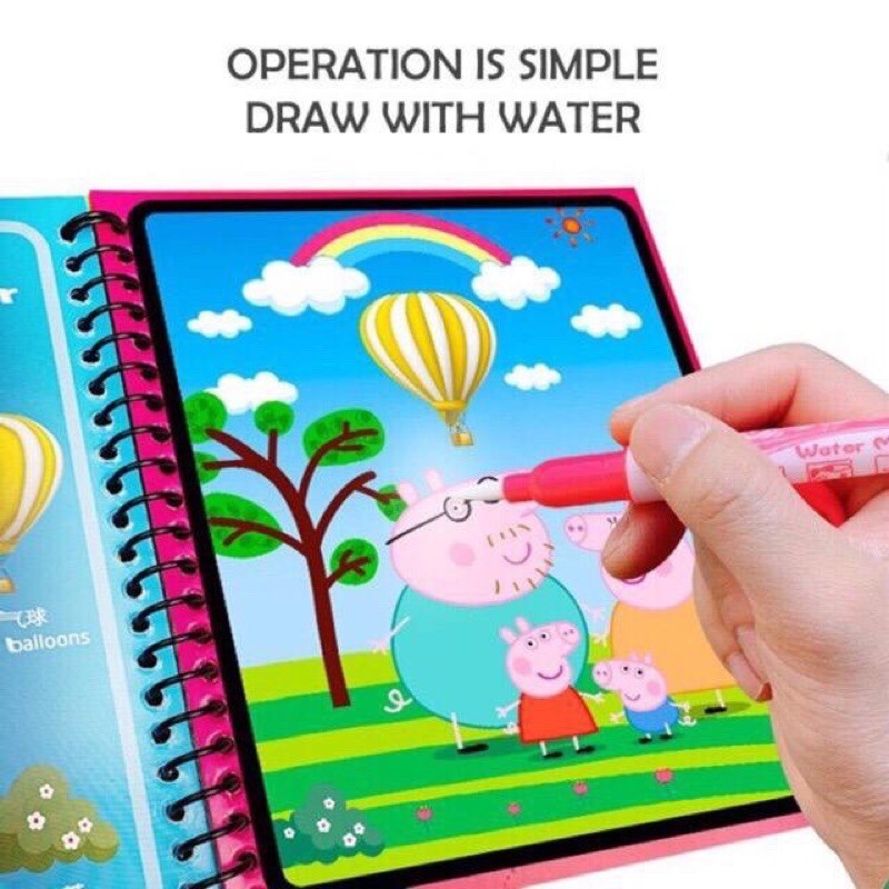 🇲🇾[READY STOCK] 🔥BUKU MEWARNA MURAH🔥 magic pen colouring drawing book ...