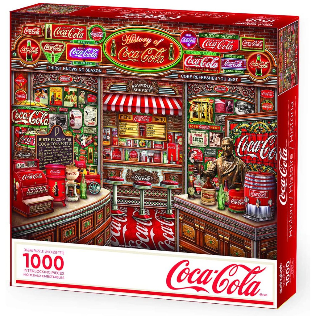 [Preorder] Springbok Jigsaw Puzzle: Coca-Cola History (1000 Piece ...